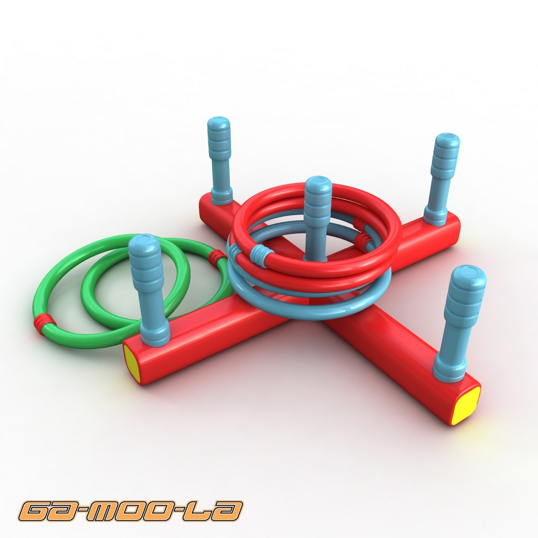 Children Ring Toss Toy 3d Max