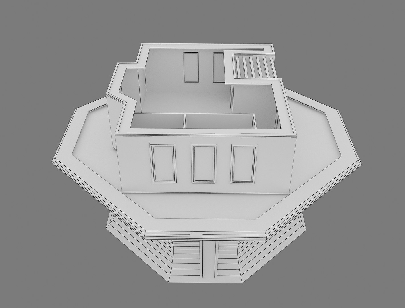 3D 16 House Maquette Architecture - TurboSquid 1881942