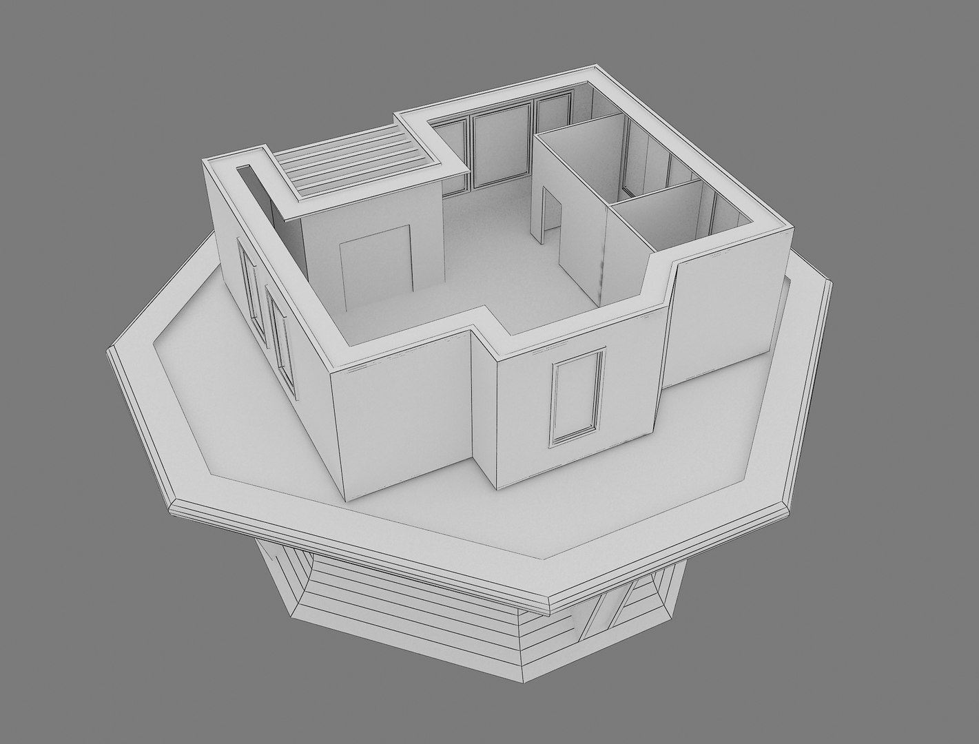 3D 16 House Maquette Architecture - TurboSquid 1881942