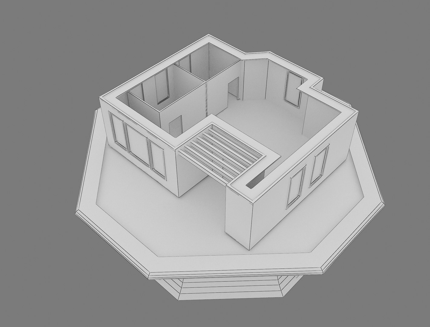 3D 16 House Maquette Architecture - TurboSquid 1881942