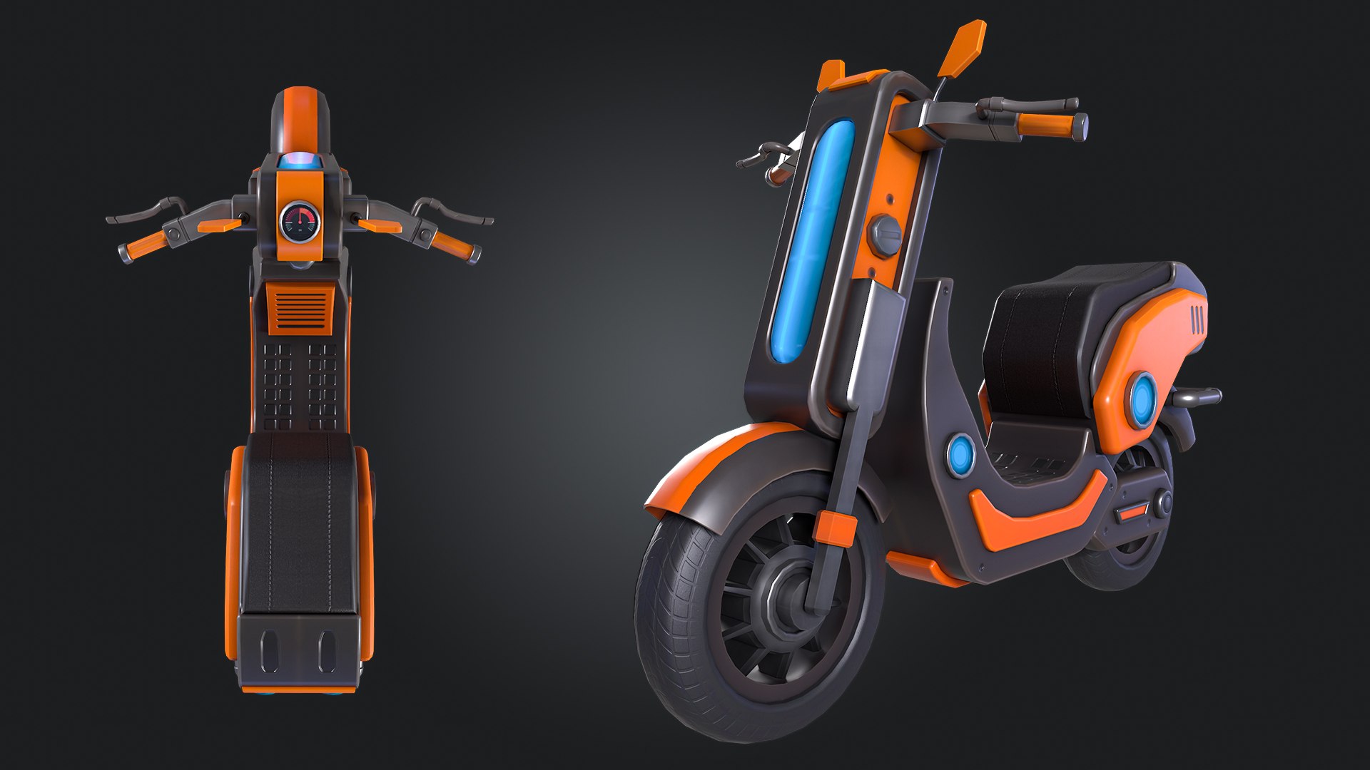 3D Model Scooter - TurboSquid 2184939