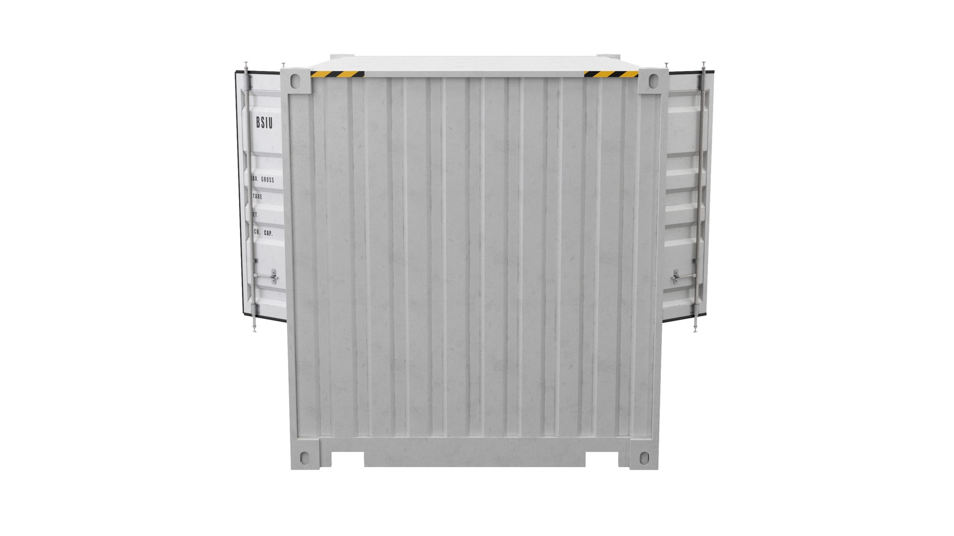 10ft Open Shipping Container 3D - TurboSquid 2017518