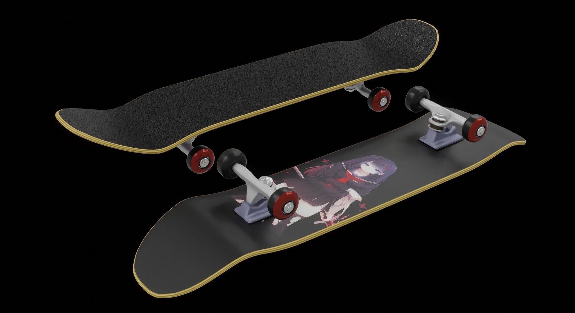 Skateboard 3D Model - TurboSquid 2250082