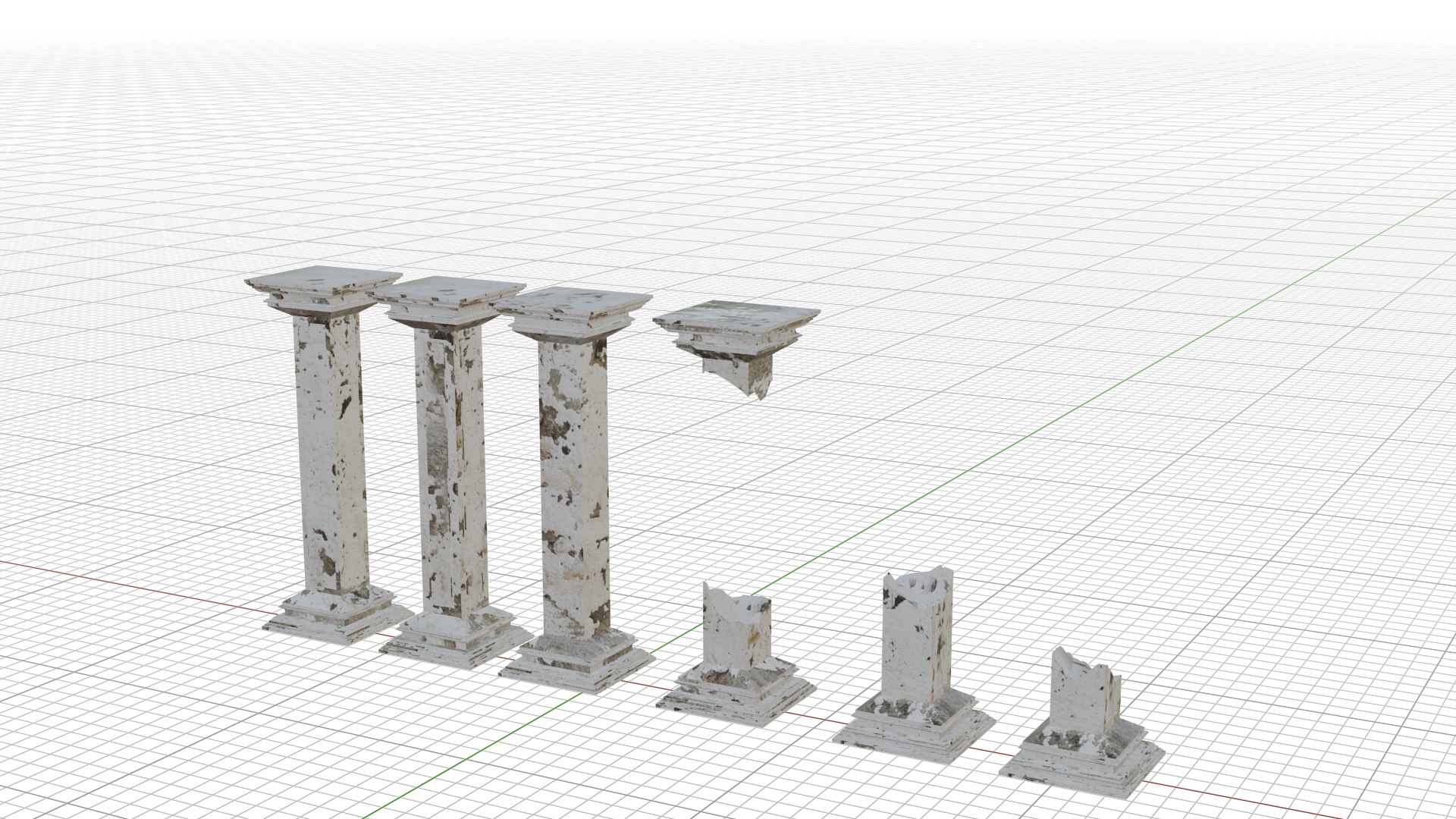 Pillar Collection 3D - TurboSquid 2253834