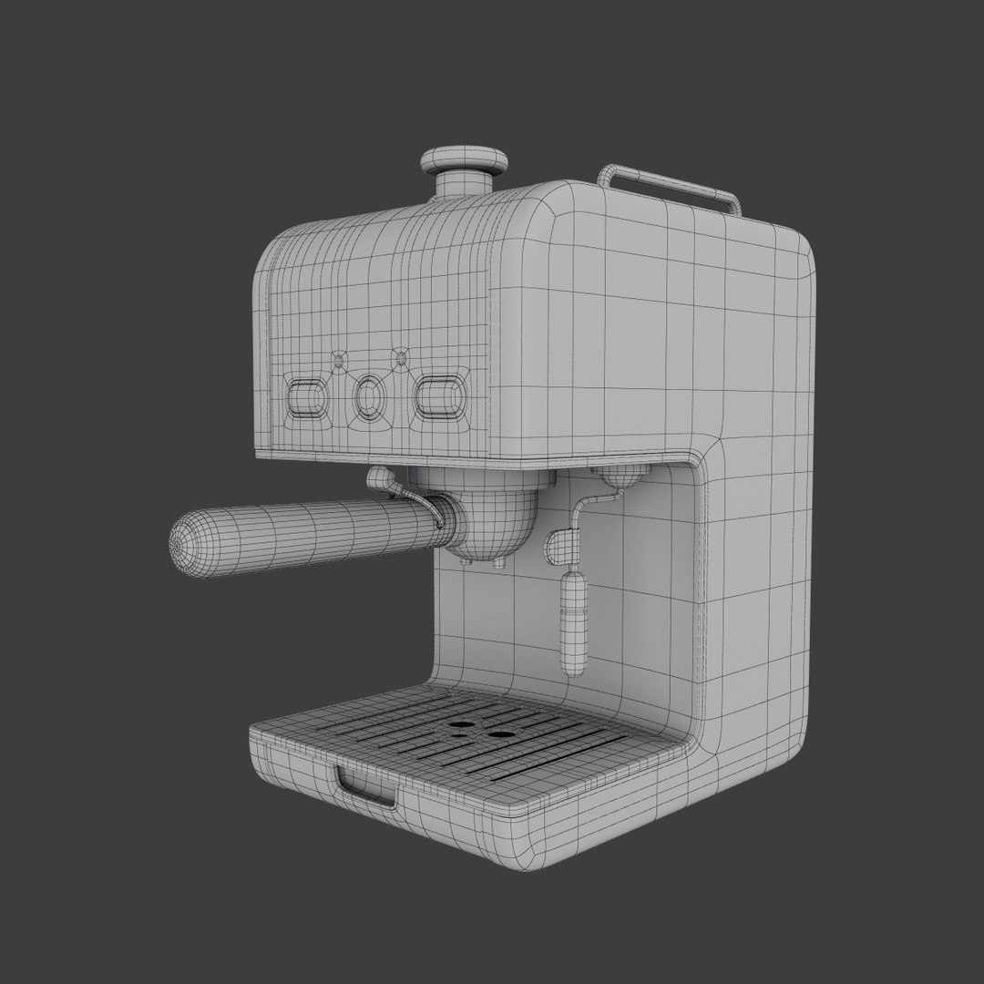 3d Model Espresso Machine