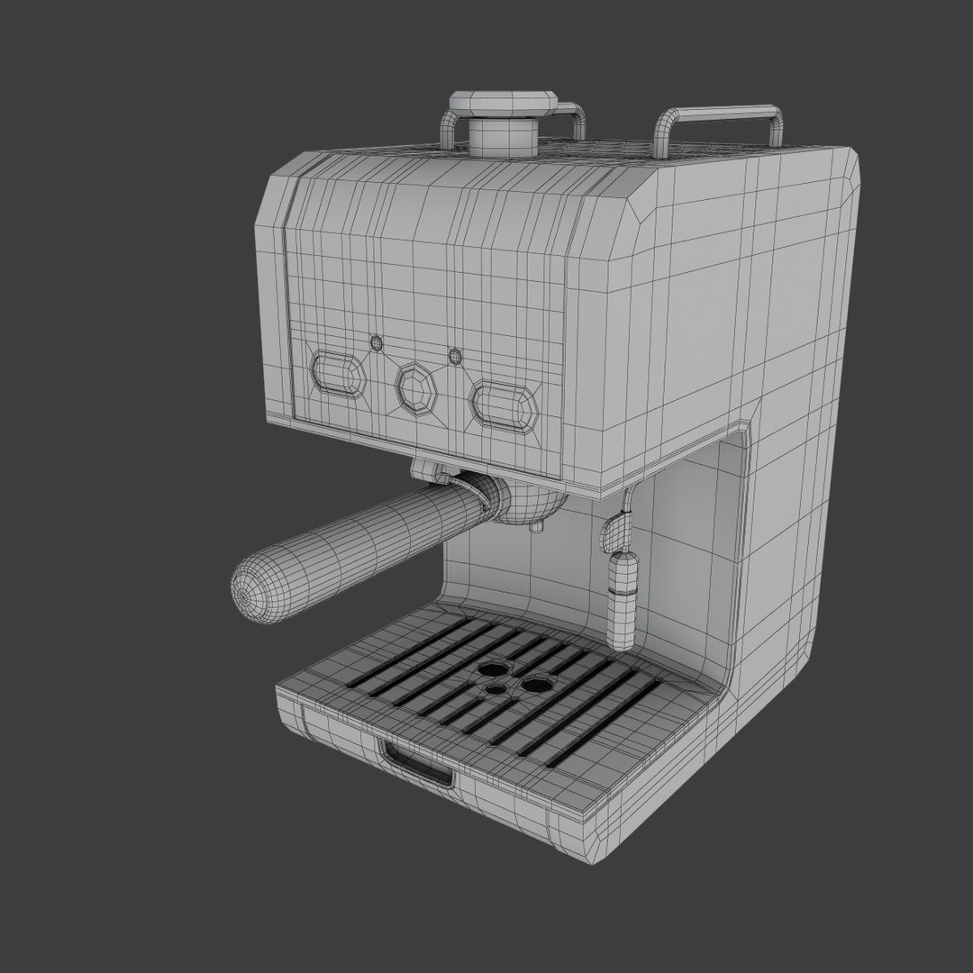 3d Model Espresso Machine