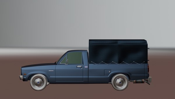 3D модель Mazda B2000 Sundowner 3D модель - TurboSquid 2296105