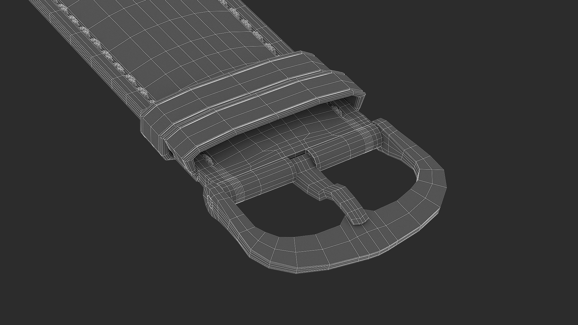 Classic Open Wrist Watch 1 3D - TurboSquid 2351725