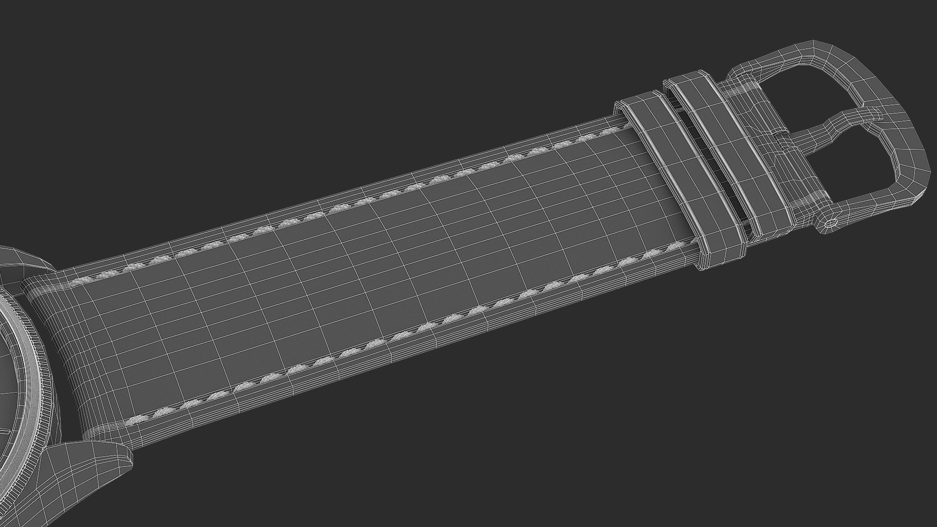 Classic Open Wrist Watch 1 3D - TurboSquid 2351725