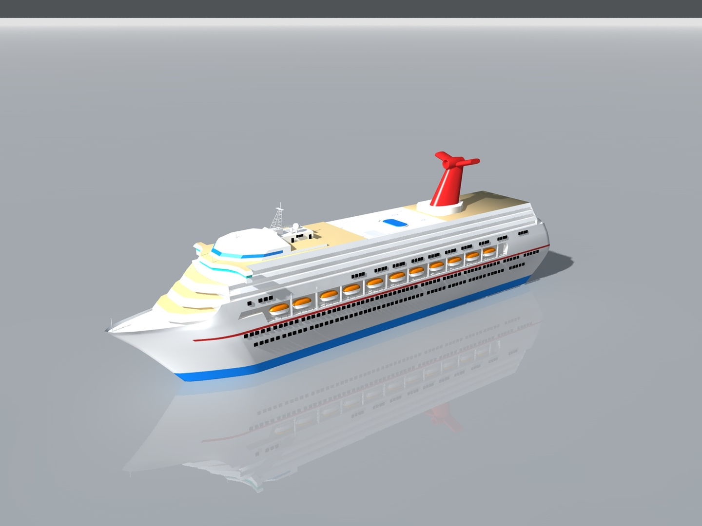 3d Model Cruise Ship