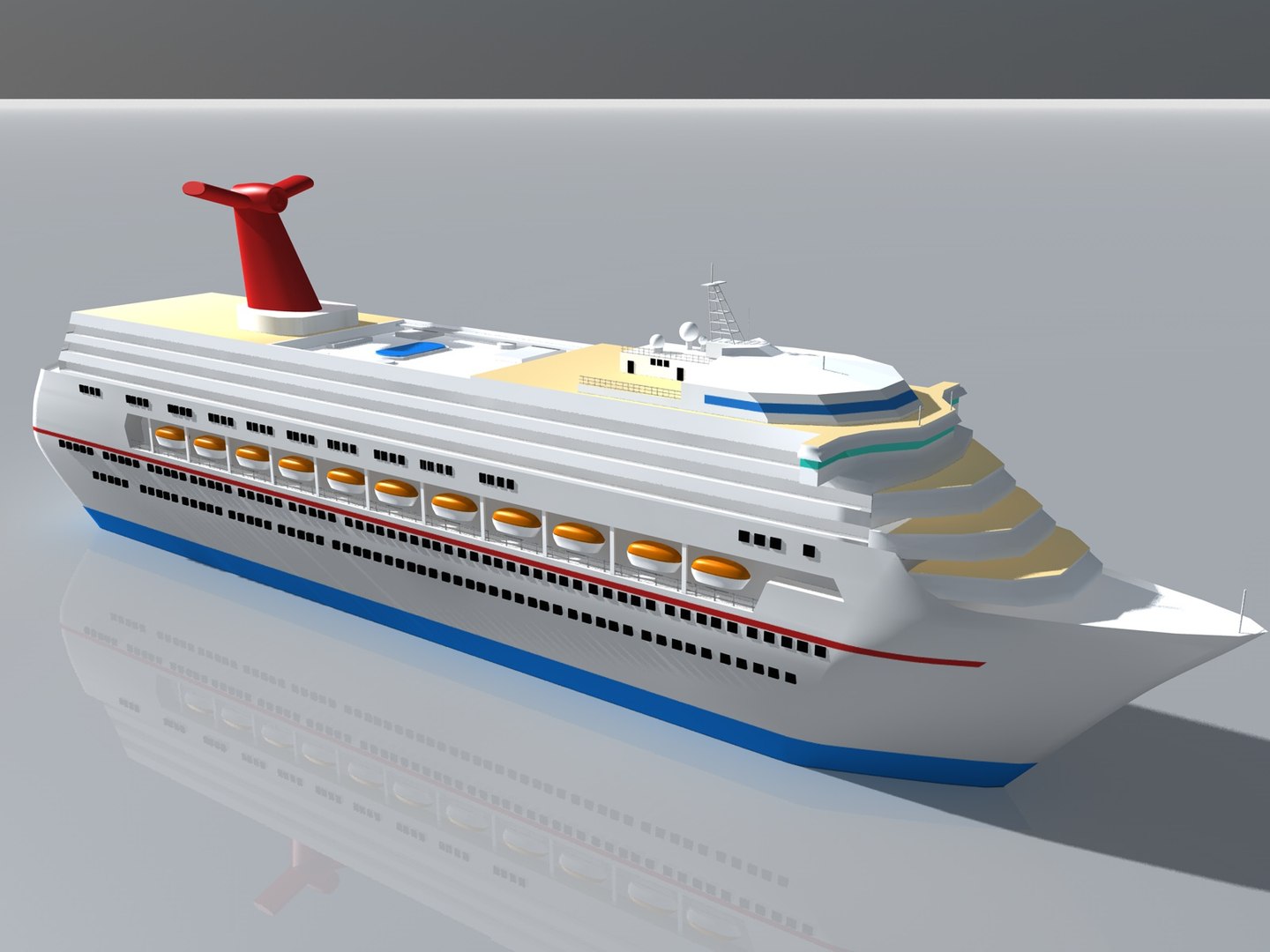 3d Model Cruise Ship