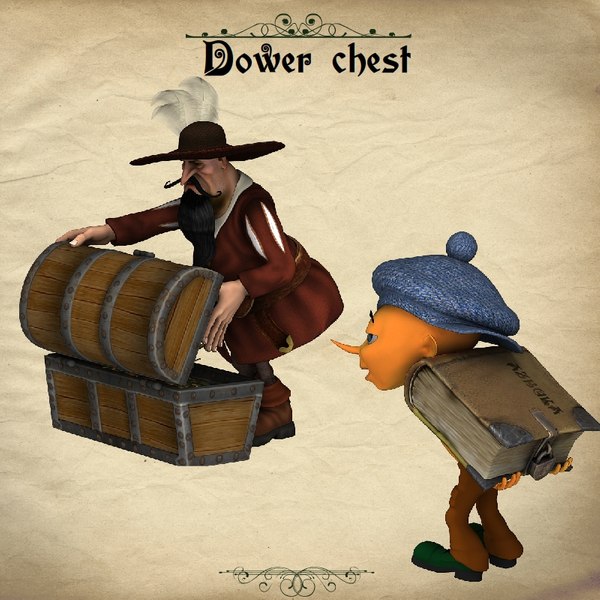 pz3 figure dower chest