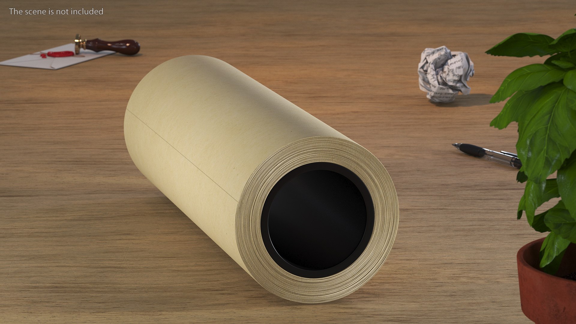 Paper Roll Yellow 3D - TurboSquid 1863164