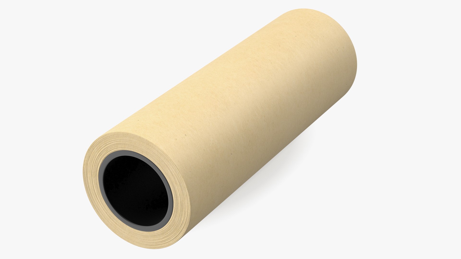 Paper Roll Yellow 3D - TurboSquid 1863164
