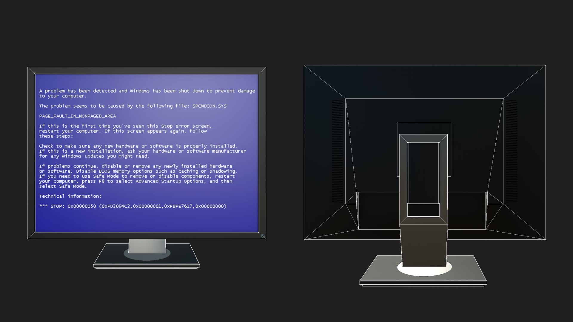 Pc Monitor 3D Model - TurboSquid 1441893