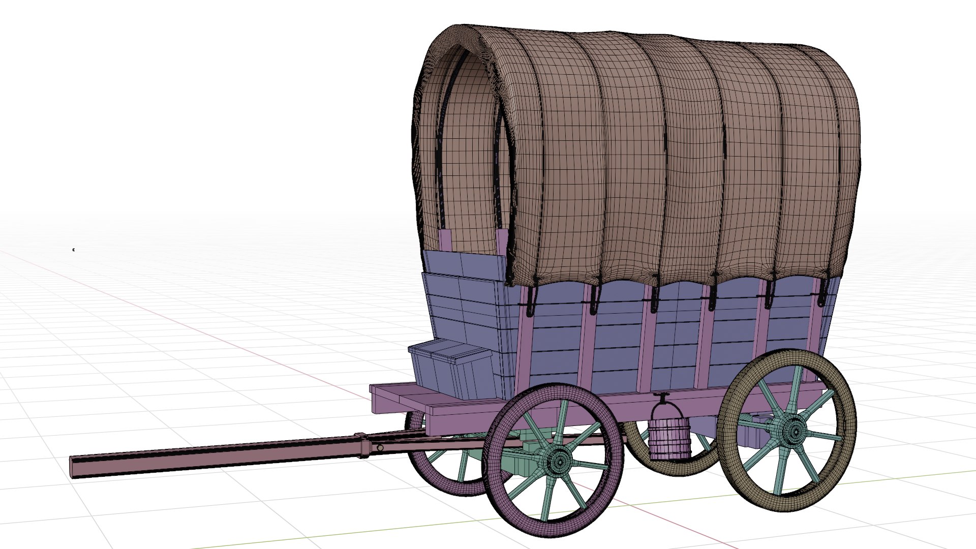3D Medieval Carriage - TurboSquid 2033899
