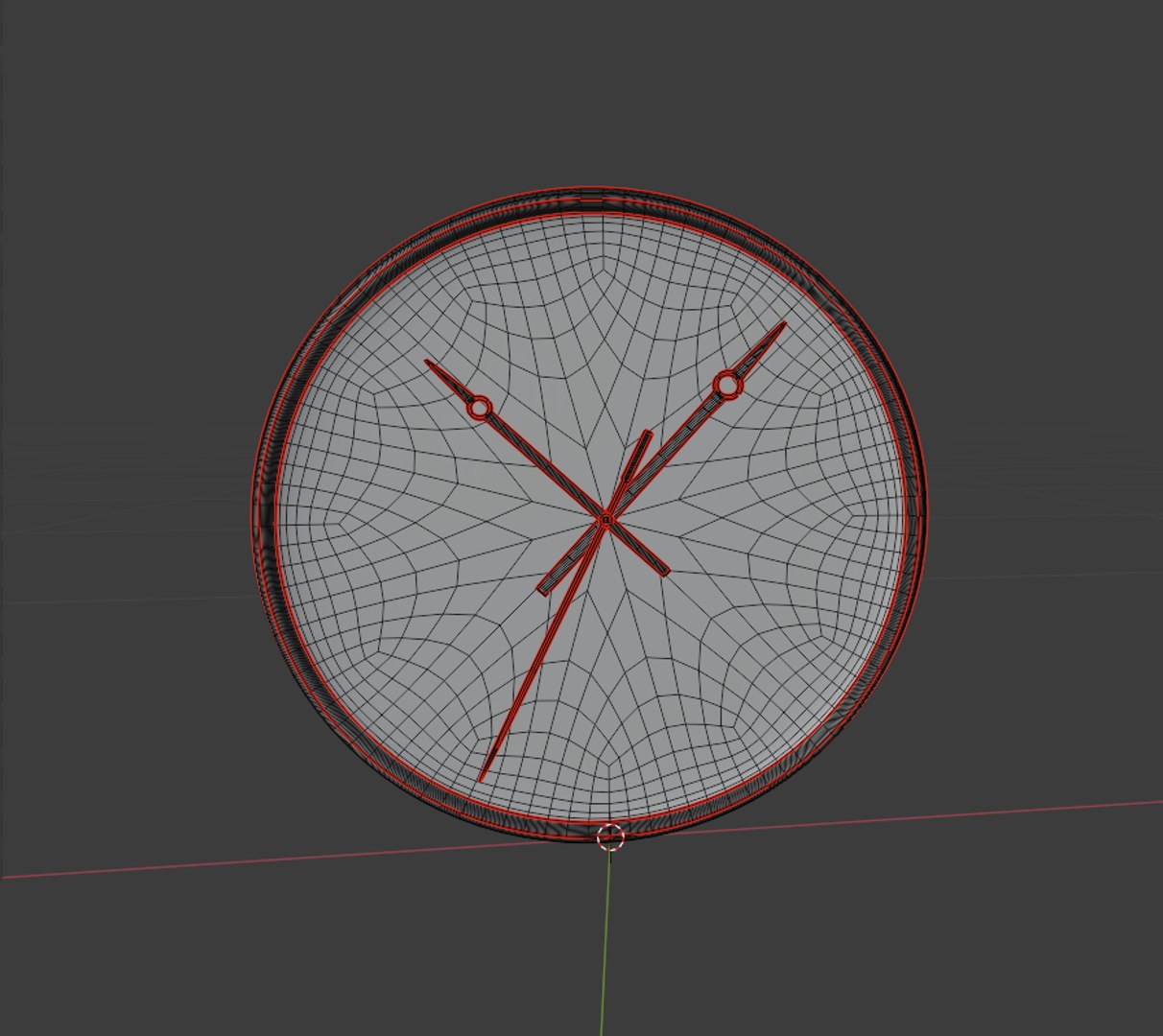 Wall Clock Model - TurboSquid 1692282