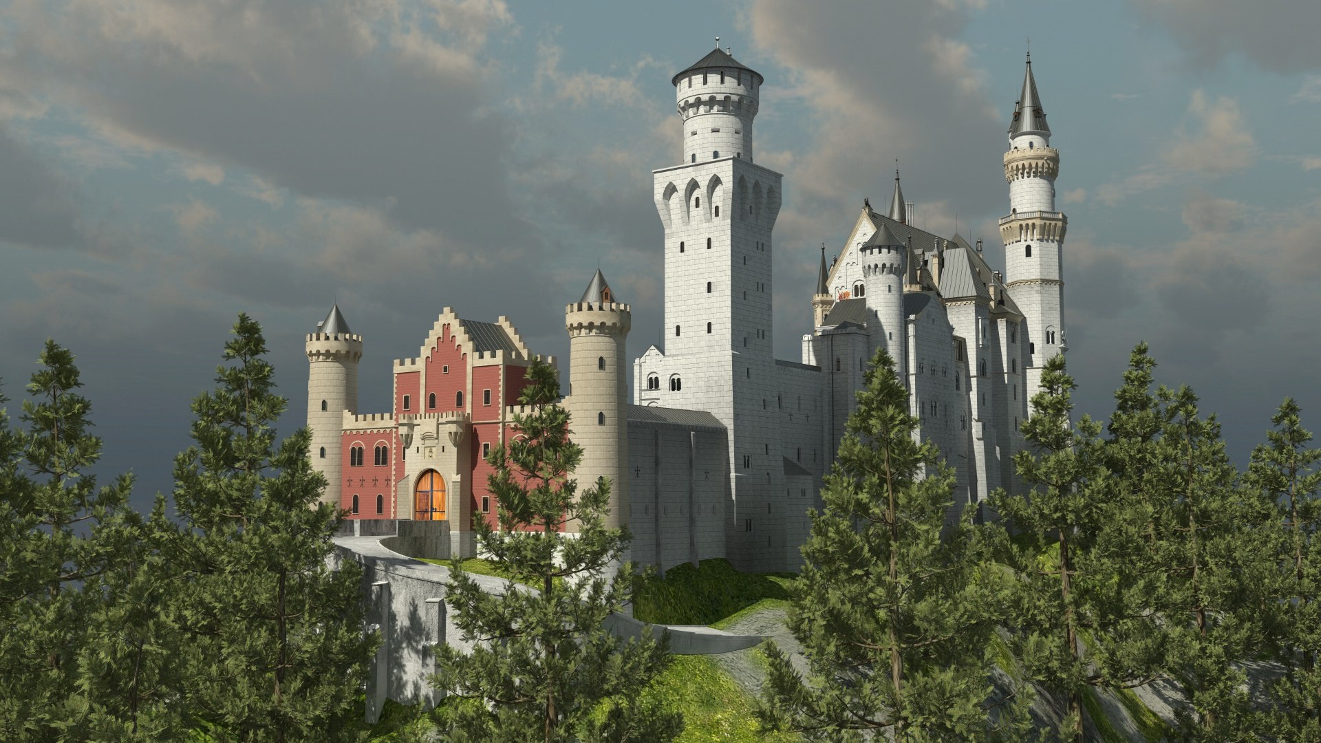 Neuschwanstein Castle Germany1 3D Model - TurboSquid 1976876