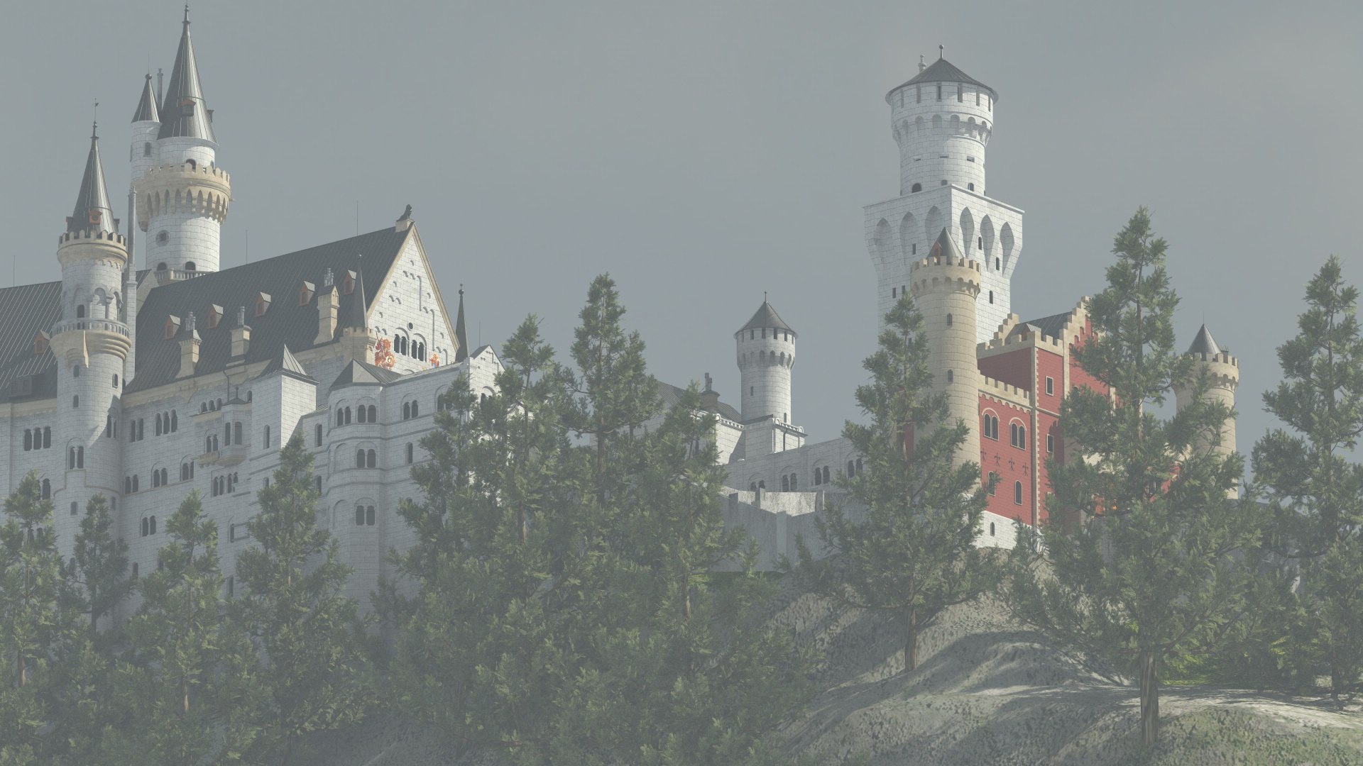 Neuschwanstein Castle Germany1 3D model - TurboSquid 1976876