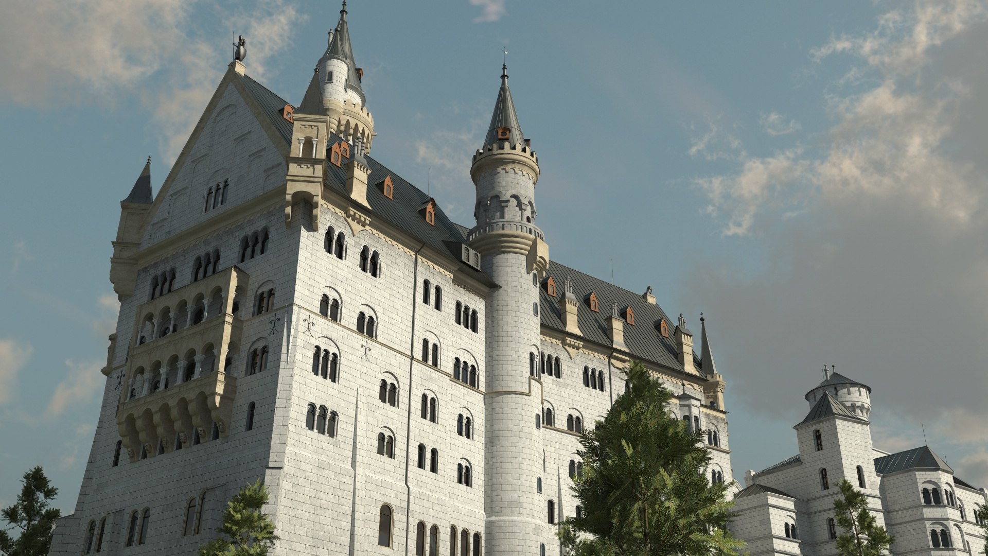 Neuschwanstein Castle Germany1 3D Model - TurboSquid 1976876