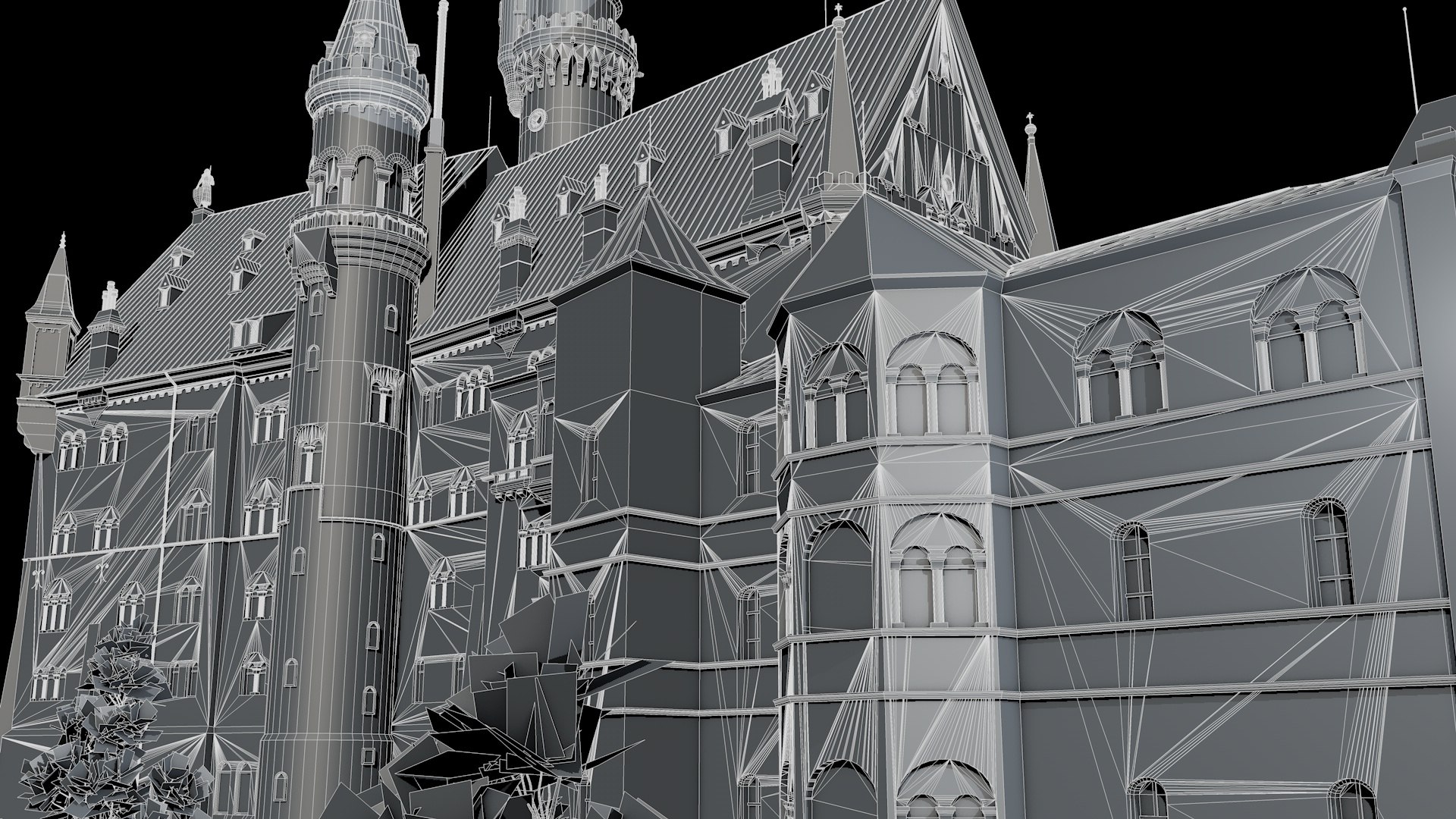 Neuschwanstein Castle Germany1 3D model - TurboSquid 1976876
