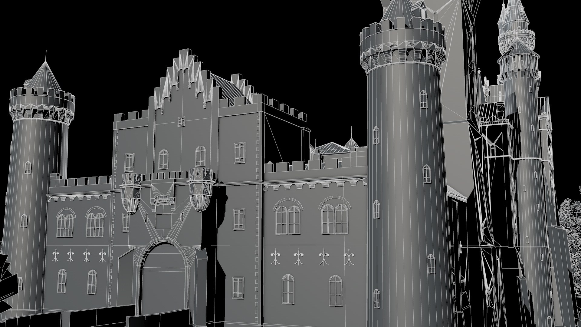 Neuschwanstein Castle Germany1 3D model - TurboSquid 1976876