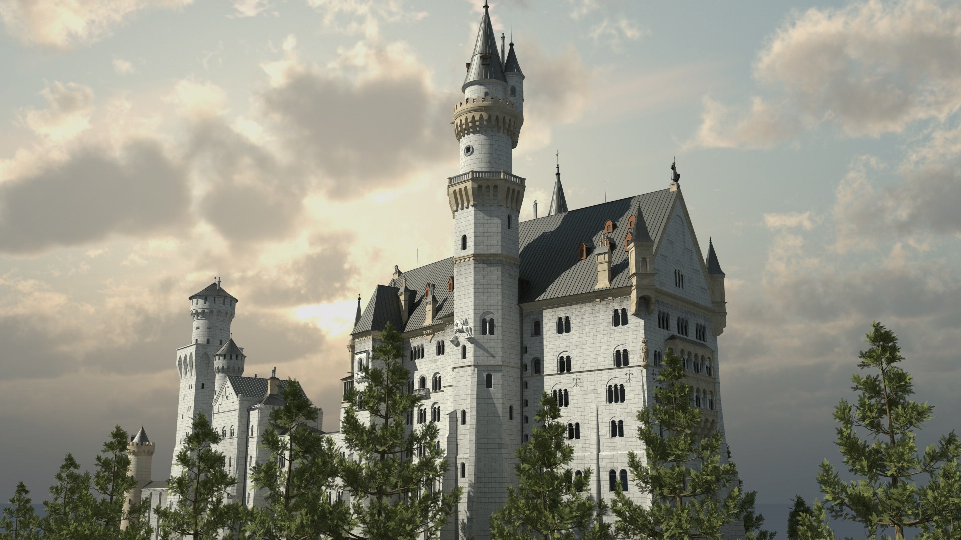 Neuschwanstein Castle Germany1 3D Model - TurboSquid 1976876