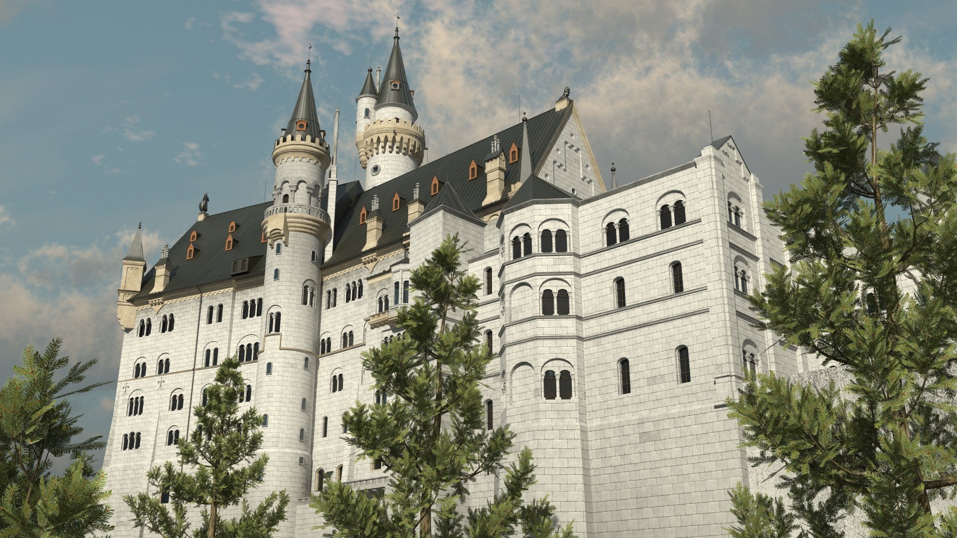 Neuschwanstein Castle Germany1 3D Model - TurboSquid 1976876