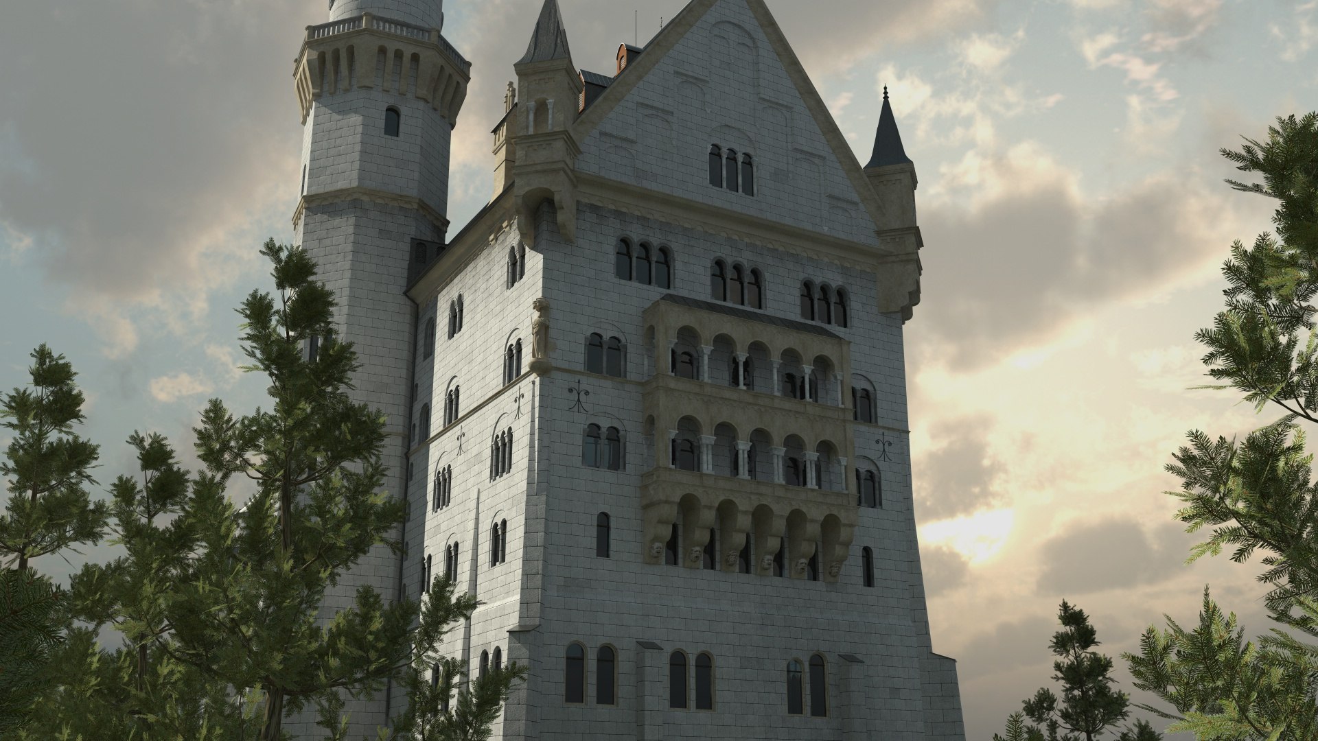 Neuschwanstein Castle Germany1 3D Model - TurboSquid 1976876