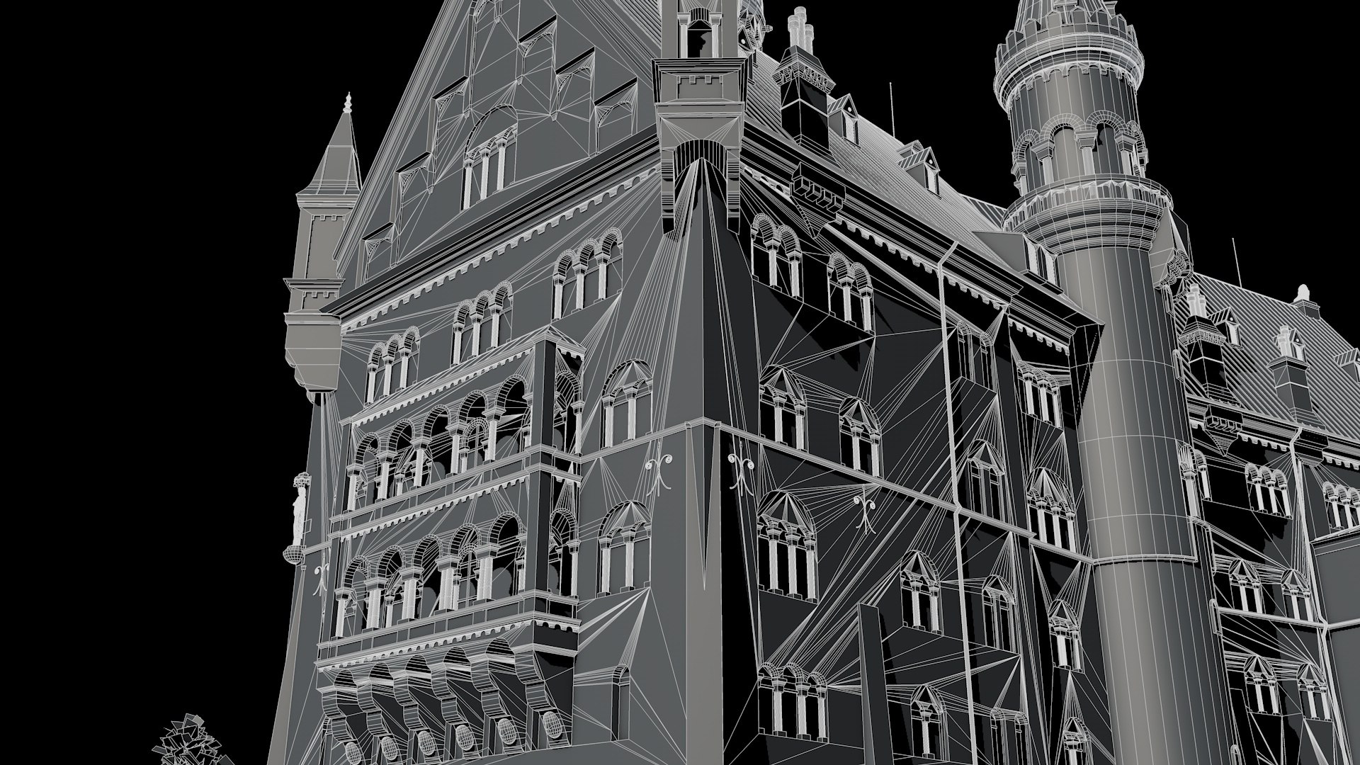 Neuschwanstein Castle Germany1 3D model - TurboSquid 1976876