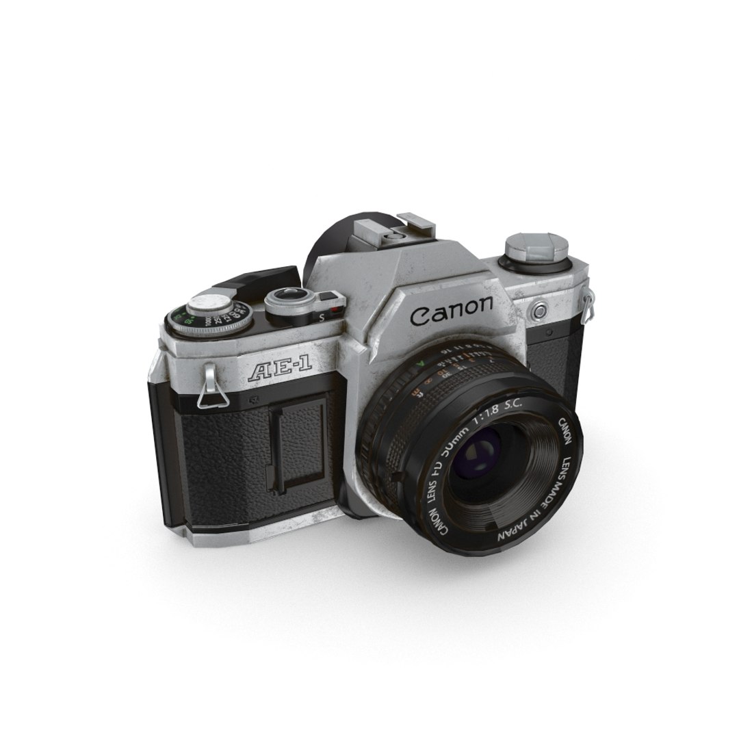 3D Canon Camera Model - TurboSquid 1407414
