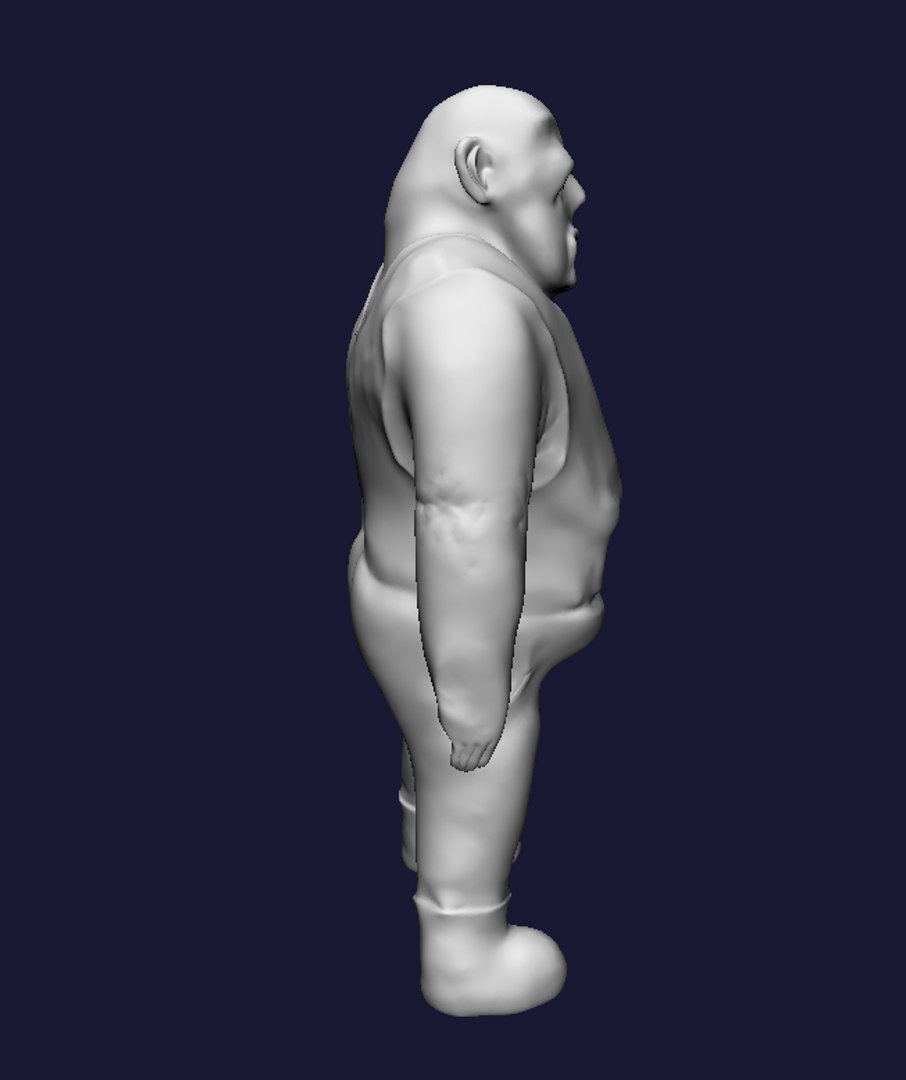 3d Model Troll Fat