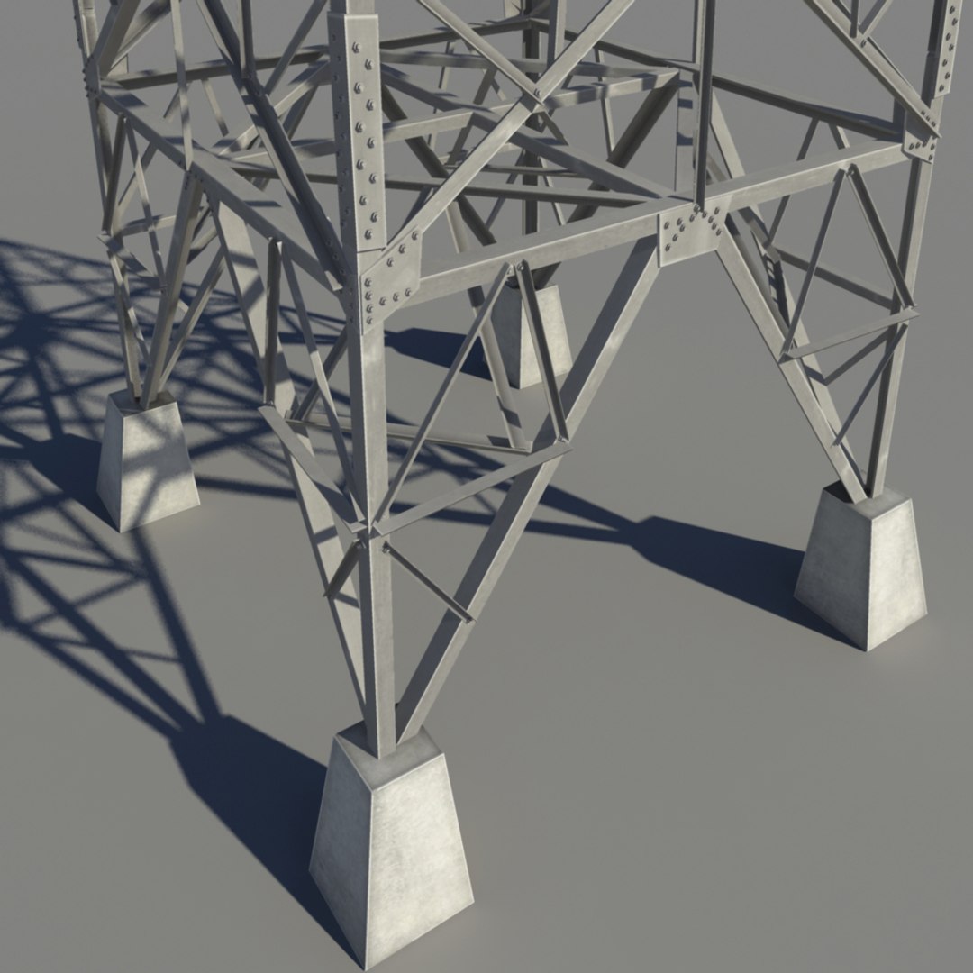 Power Pylon 3d Model