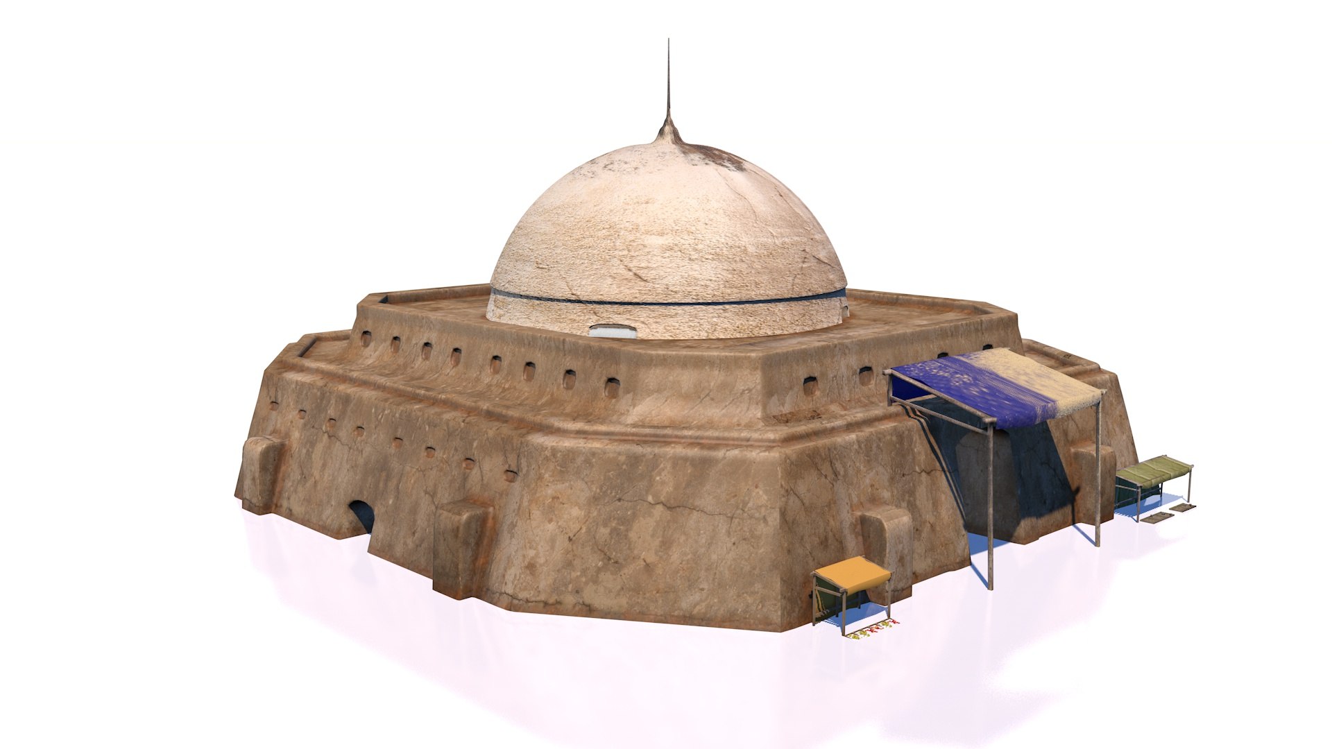 Arab Architecture Buildings Desert 3D Model - TurboSquid 1343447