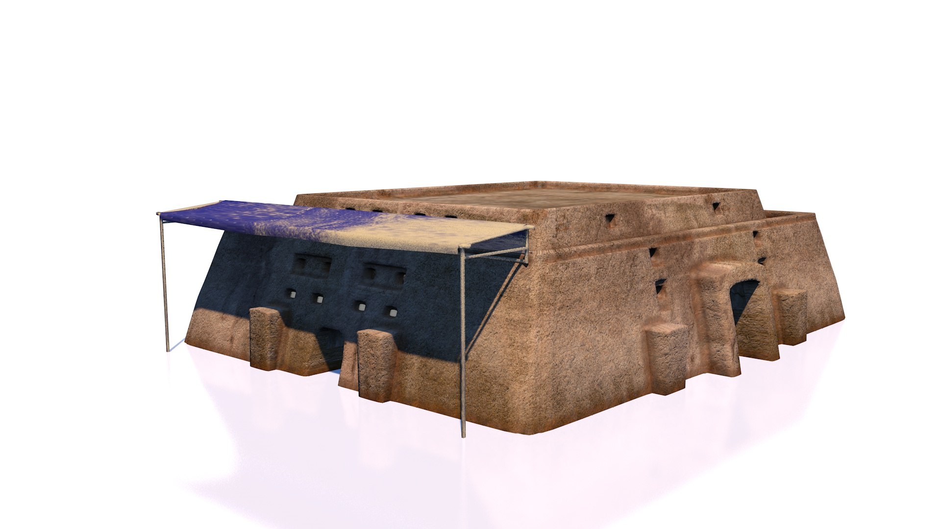 Arab Architecture Buildings Desert 3D Model - TurboSquid 1343447