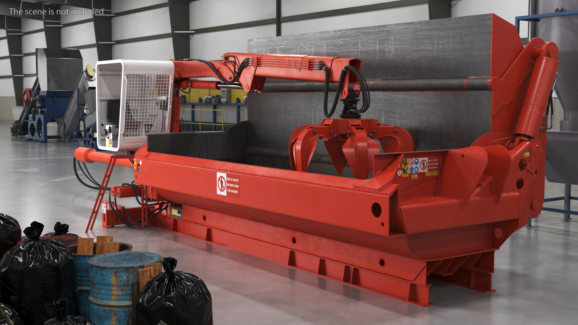 3D Portable Scrap Metal Baler - TurboSquid 2357167