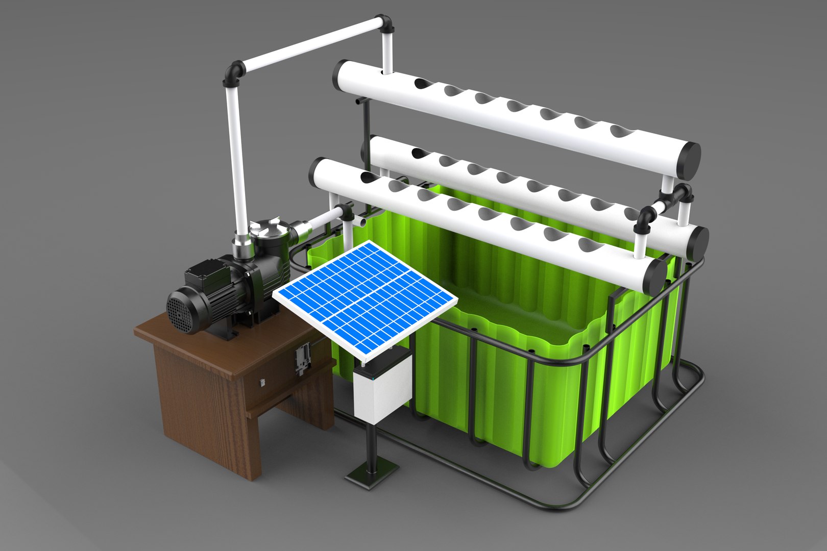 Hydroponics 3D Model - TurboSquid 2052793