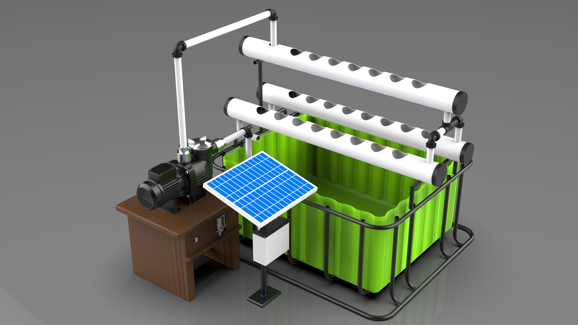 Hydroponics 3D Model - TurboSquid 2052793