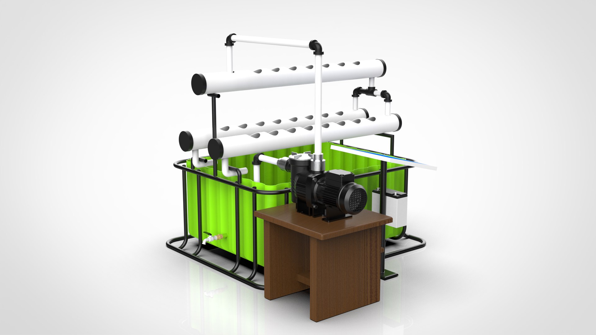Hydroponics 3D Model - TurboSquid 2052793