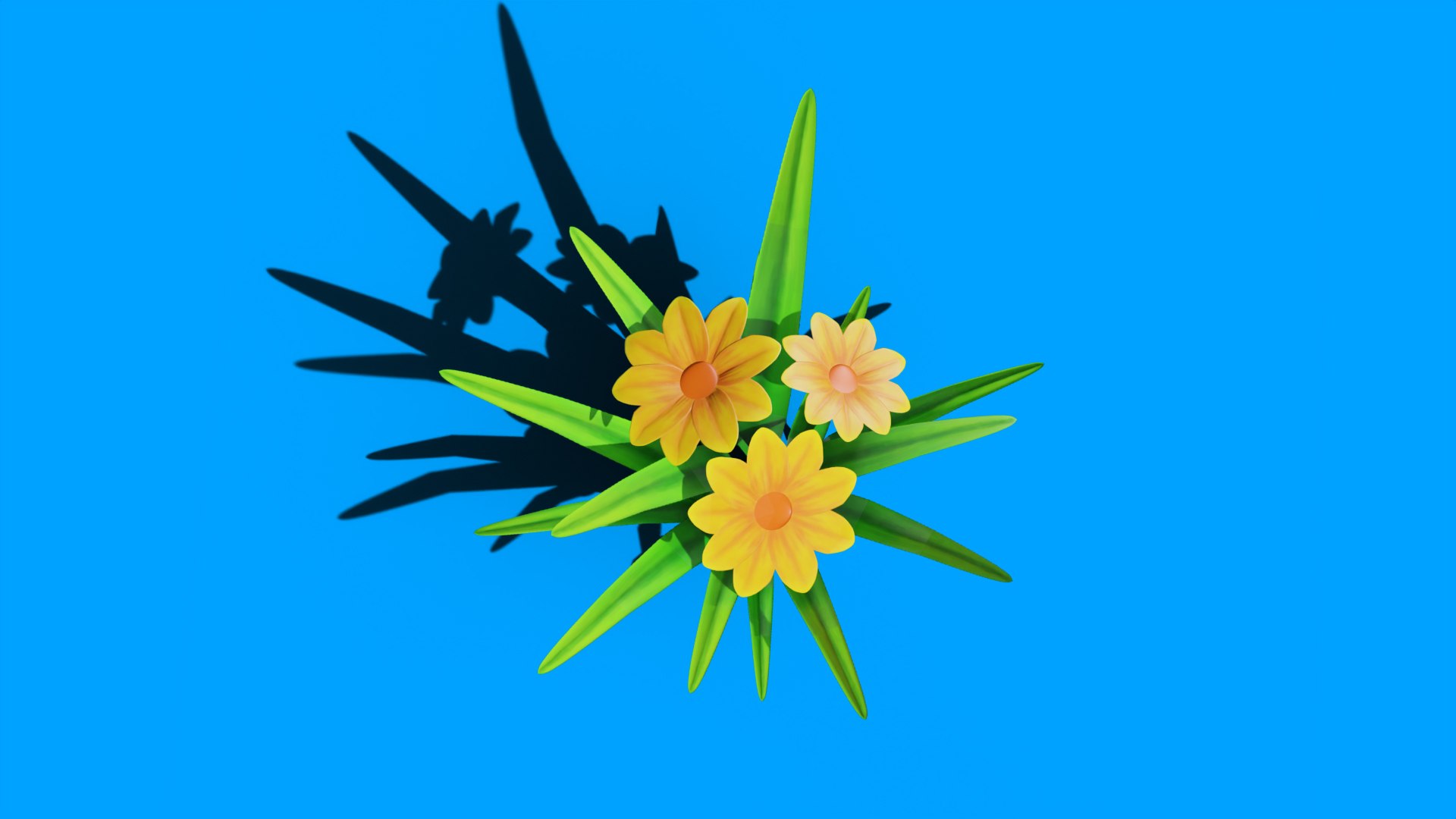 Stylized Daisy 3D - TurboSquid 1862627