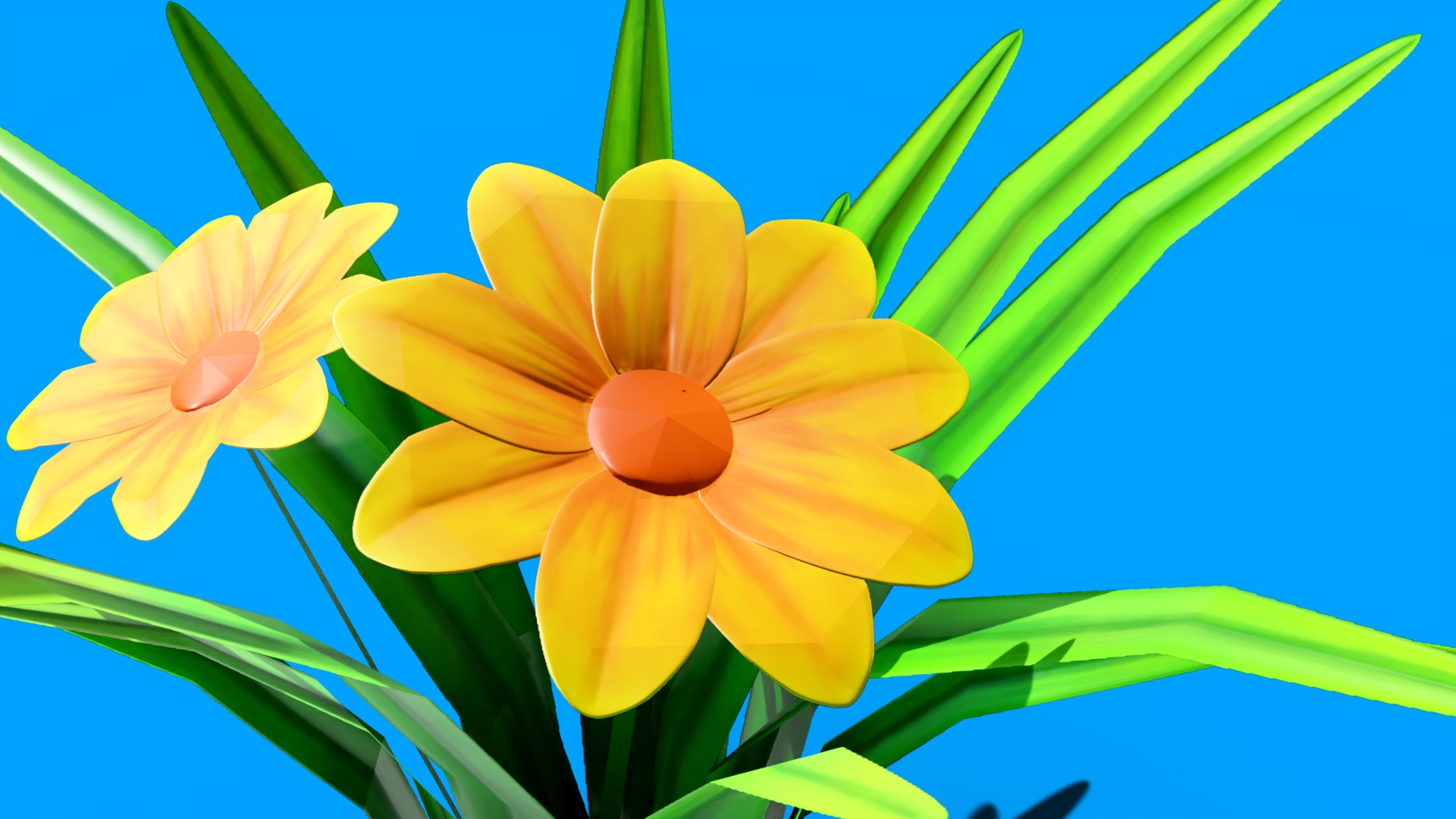 Stylized Daisy 3D - TurboSquid 1862627
