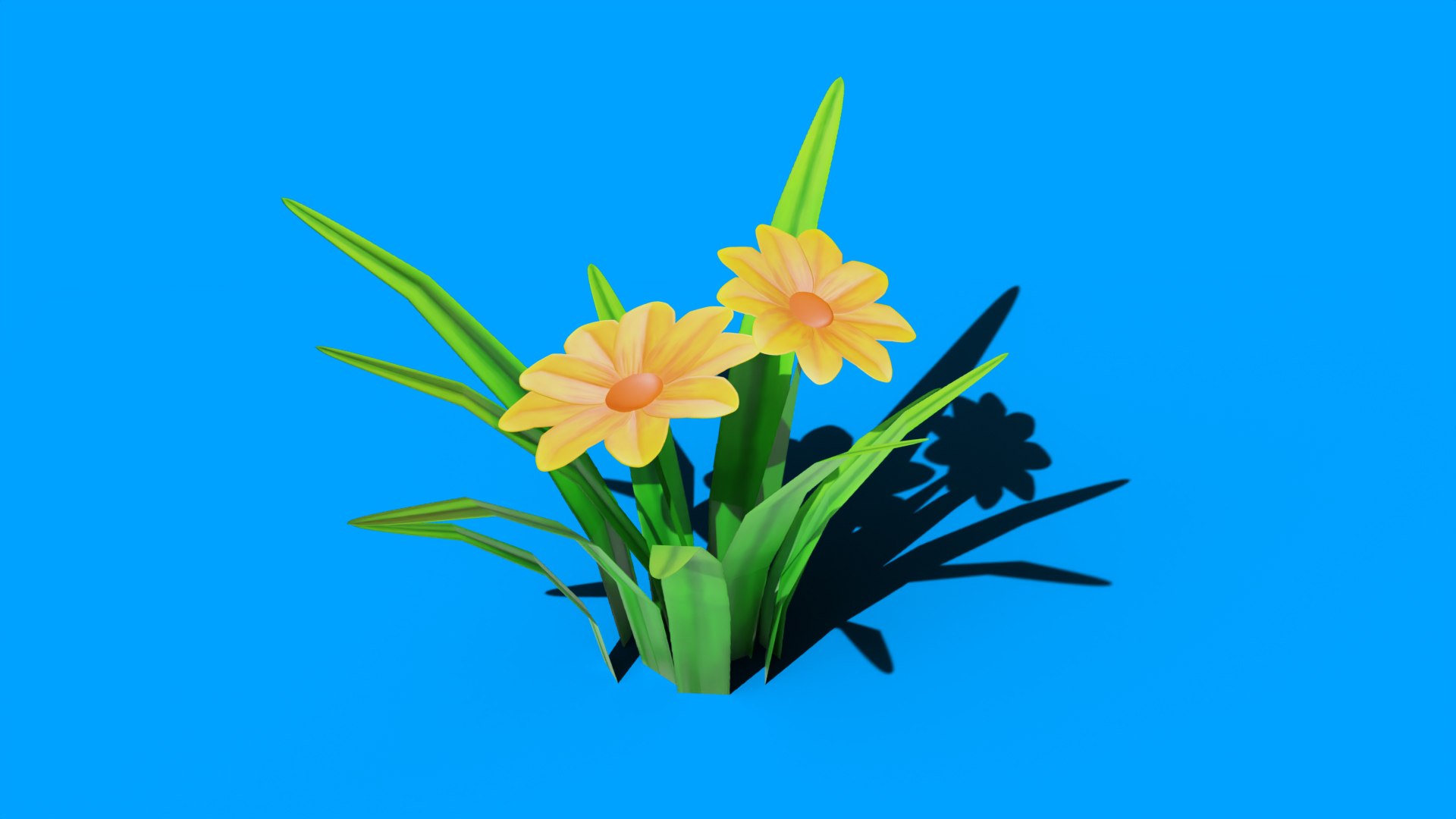 Stylized Daisy 3D - TurboSquid 1862627