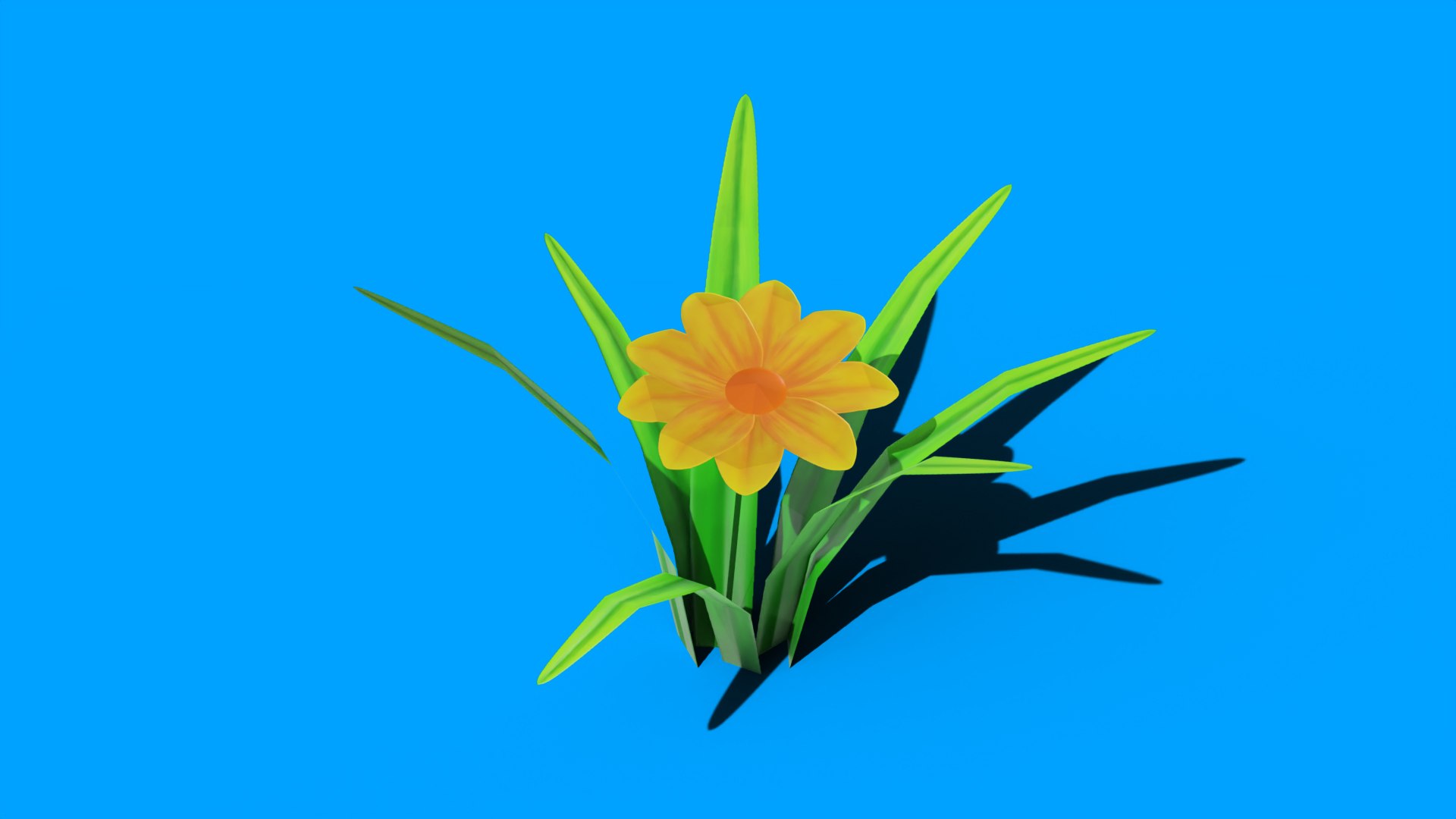 Stylized Daisy 3D - TurboSquid 1862627