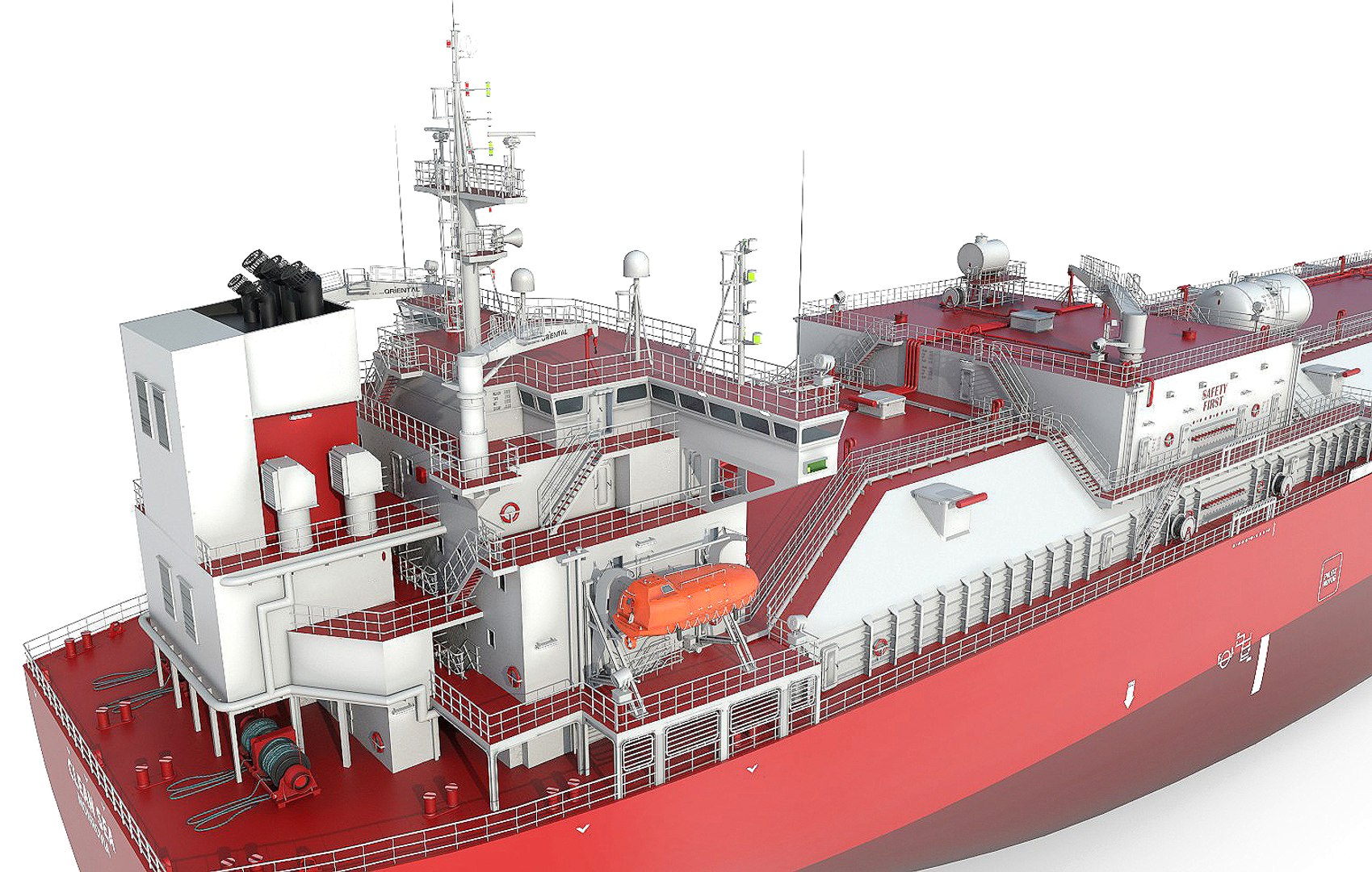 3D Vessel Tanker Model - TurboSquid 1632548