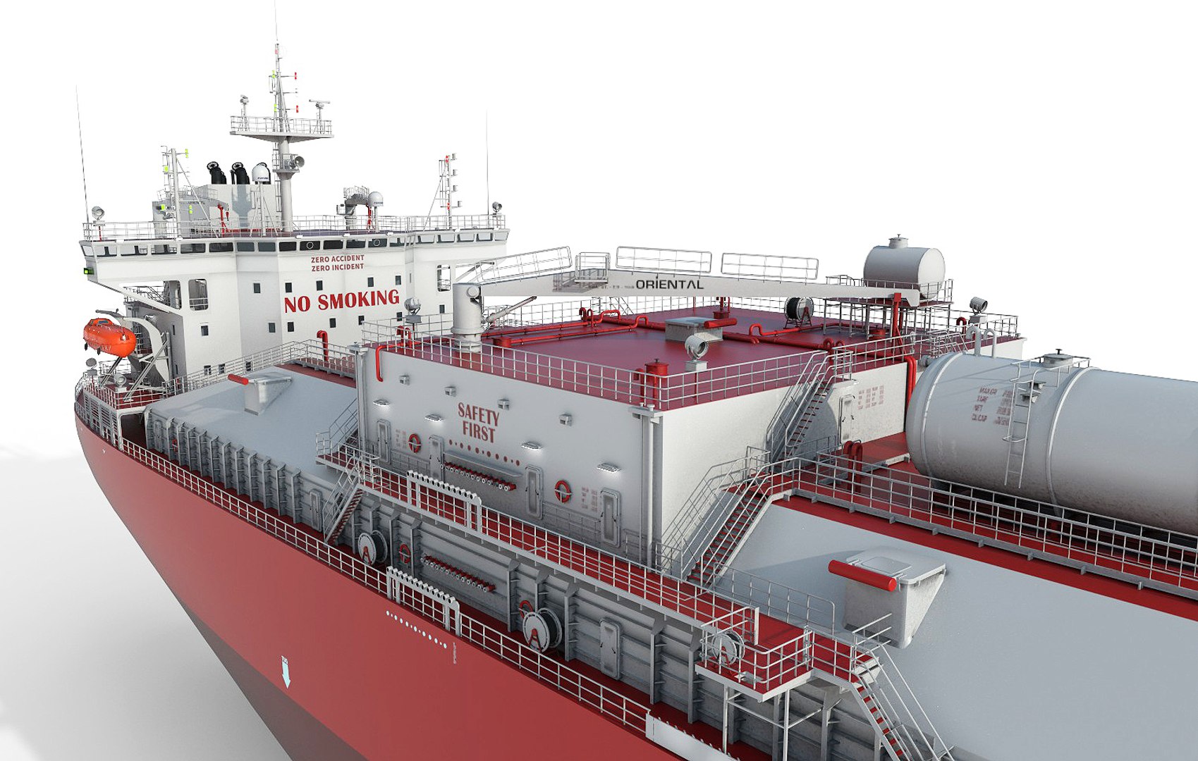 3D Vessel Tanker Model - TurboSquid 1632548