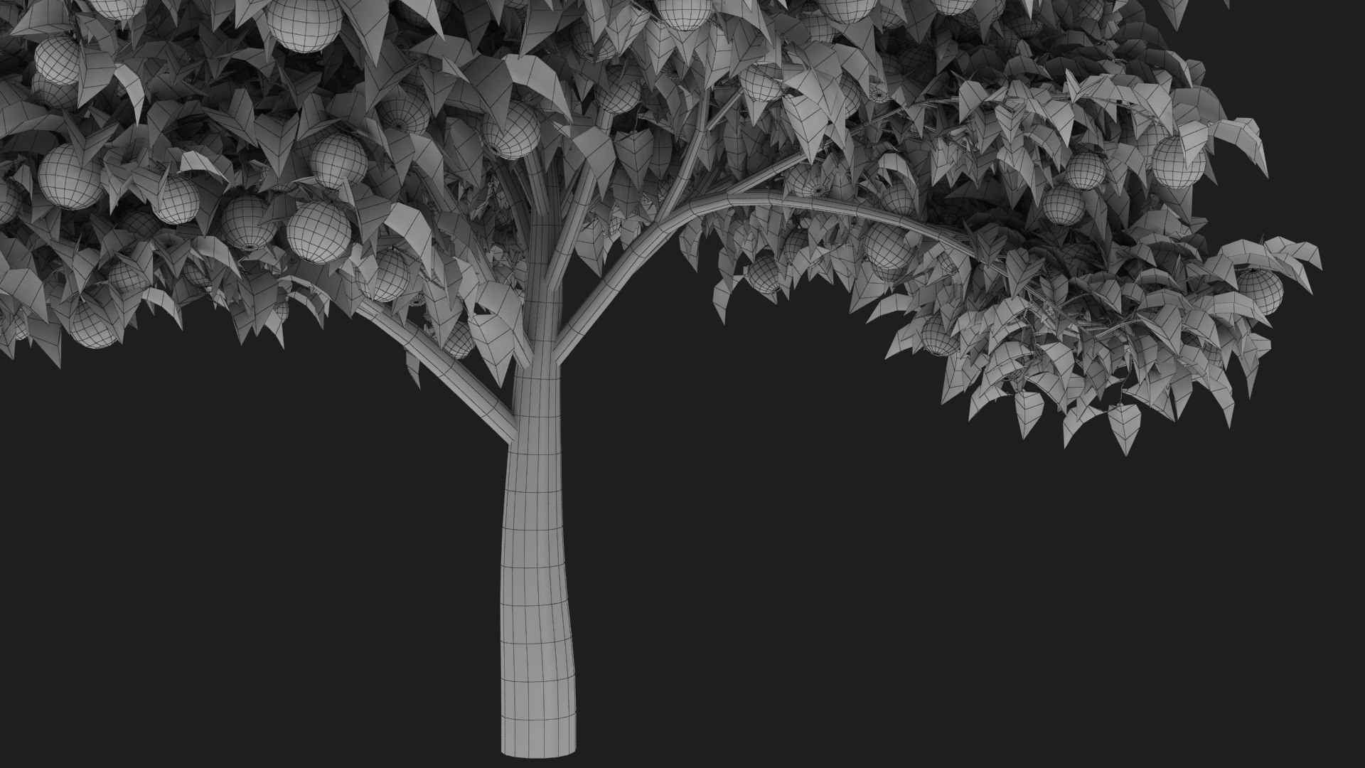 Orange Tree 3D model - TurboSquid 1976585