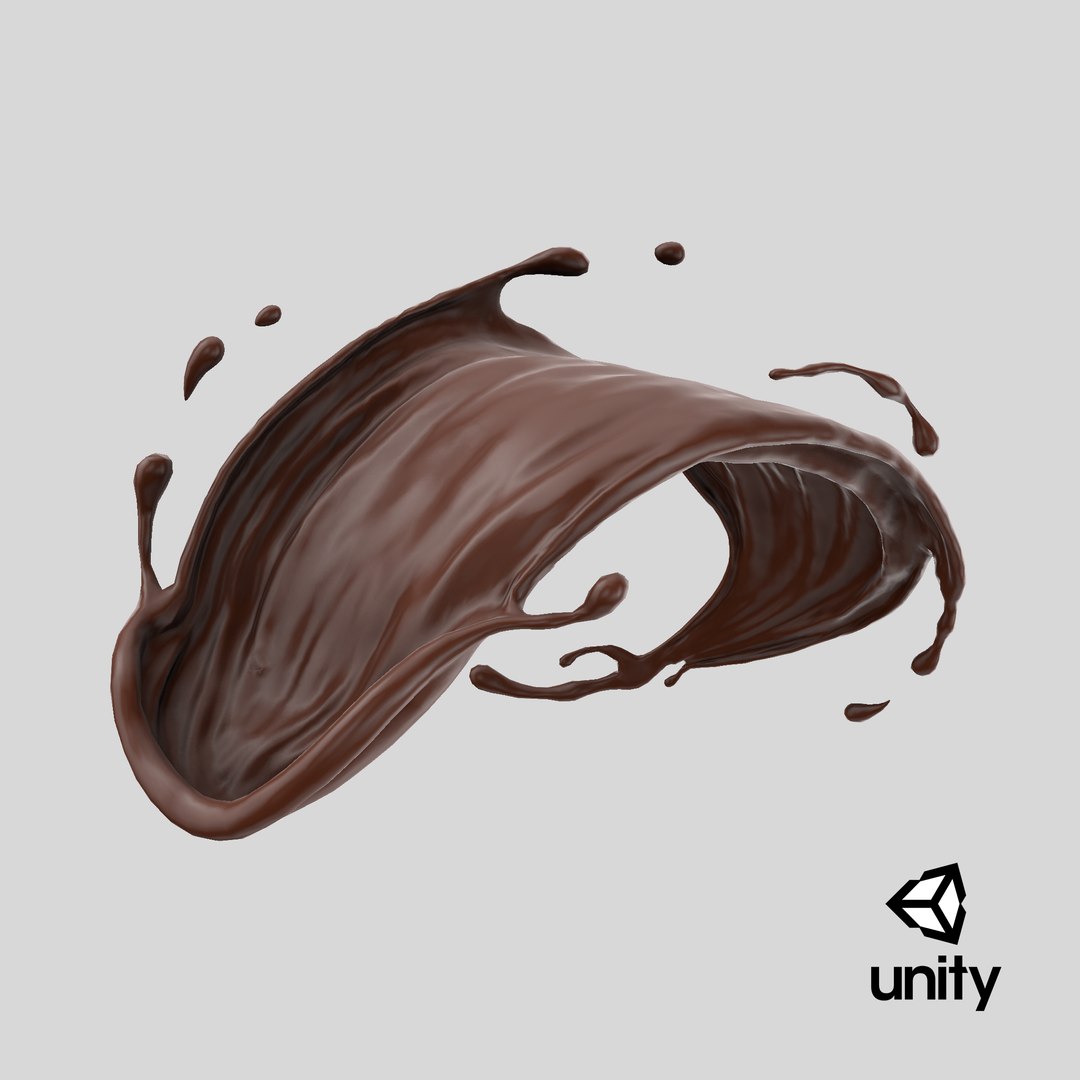 Free 3D Model Chocolate Splash Free 002 - TurboSquid 2271807