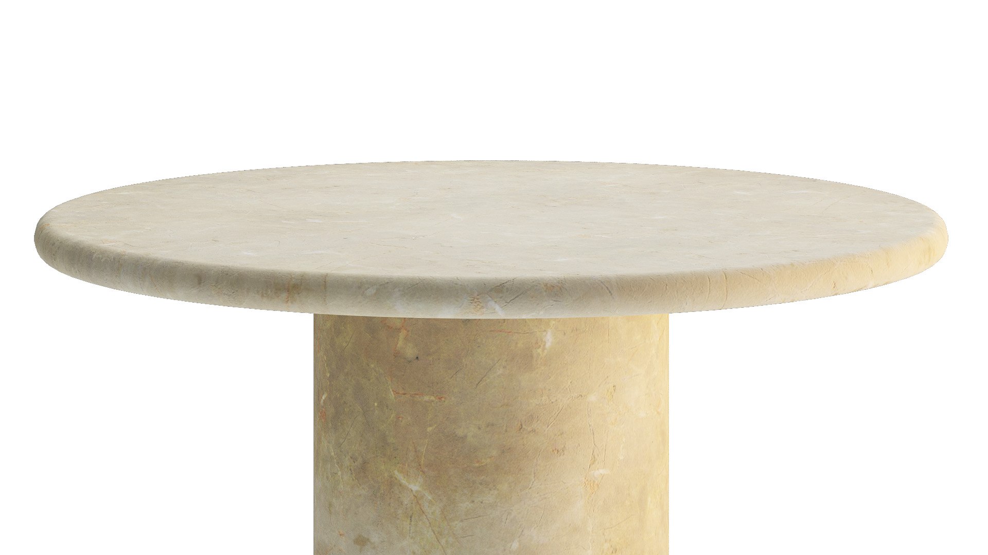 Round Stone Table 3D - TurboSquid 2091992