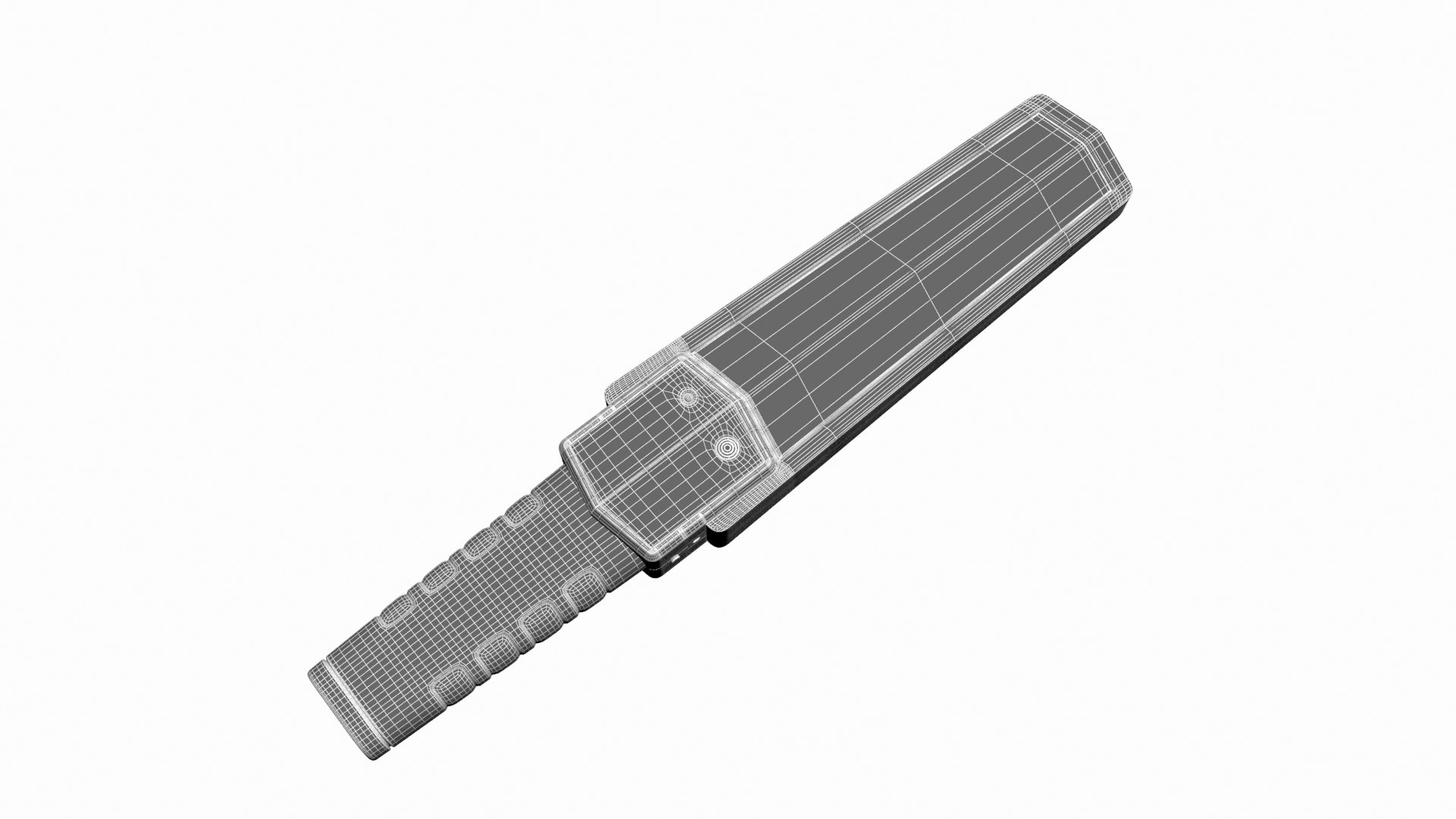 Hand-held Security Metal Detector Model - TurboSquid 1430293