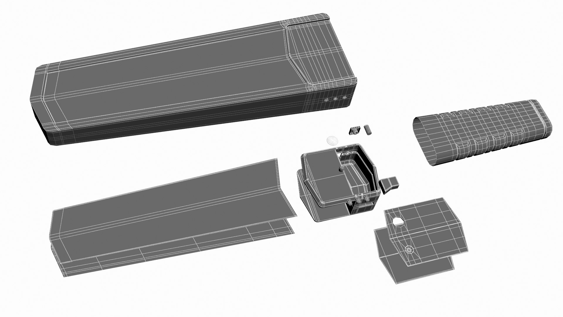 Hand-held Security Metal Detector Model - TurboSquid 1430293